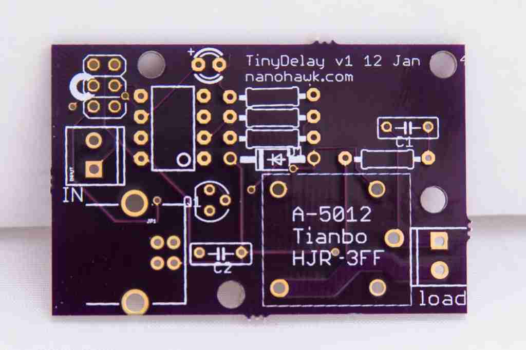 TinyDelay - timed relay - NanoHawk