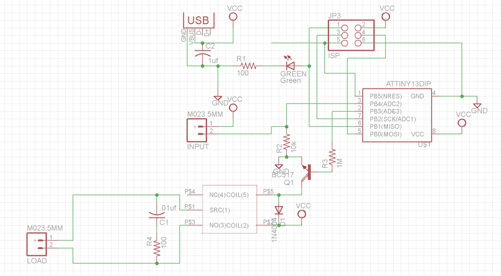 TinyDelay - timed relay - NanoHawk