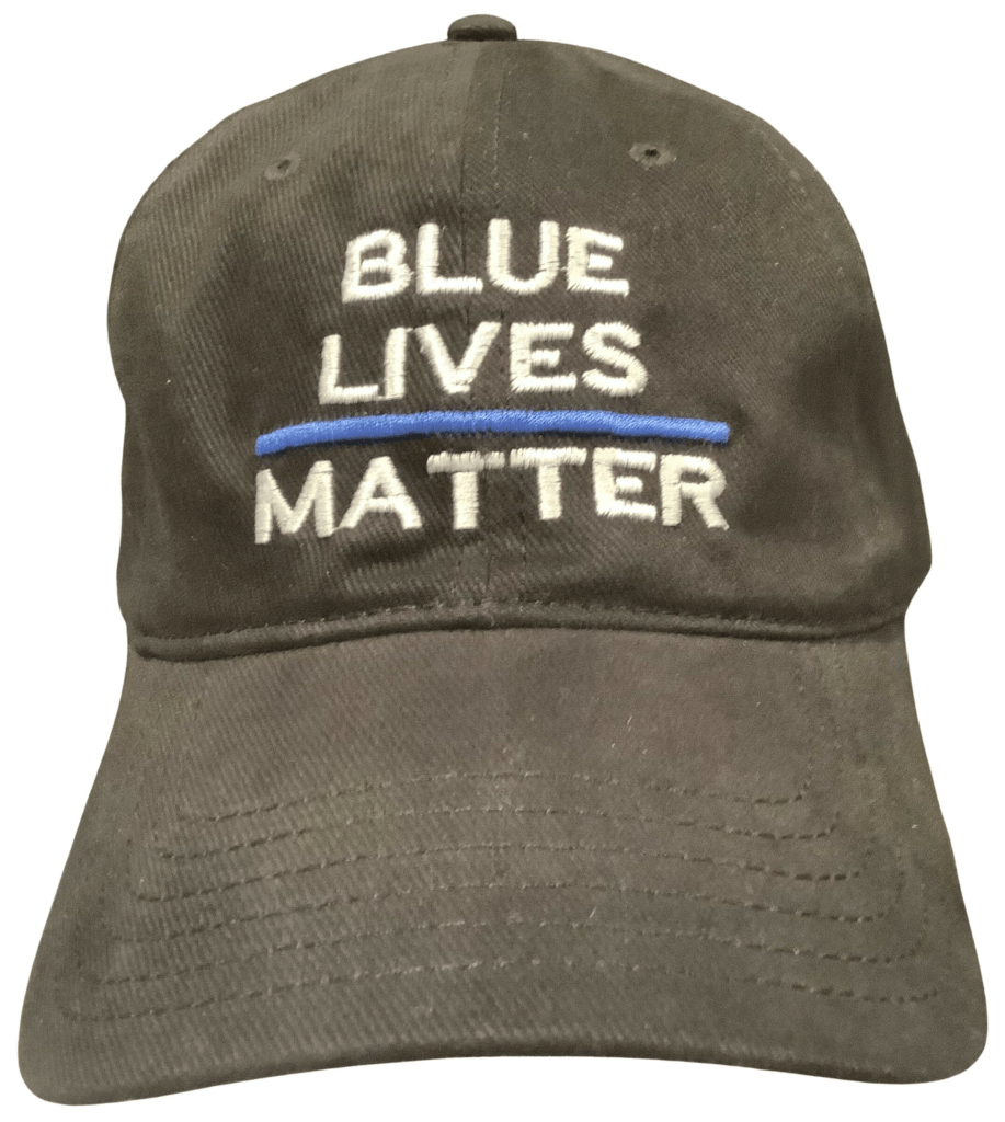 Blue Lives Matter Hat 2108 - Thin Blue Line Embroidered Adjustable Cap ...