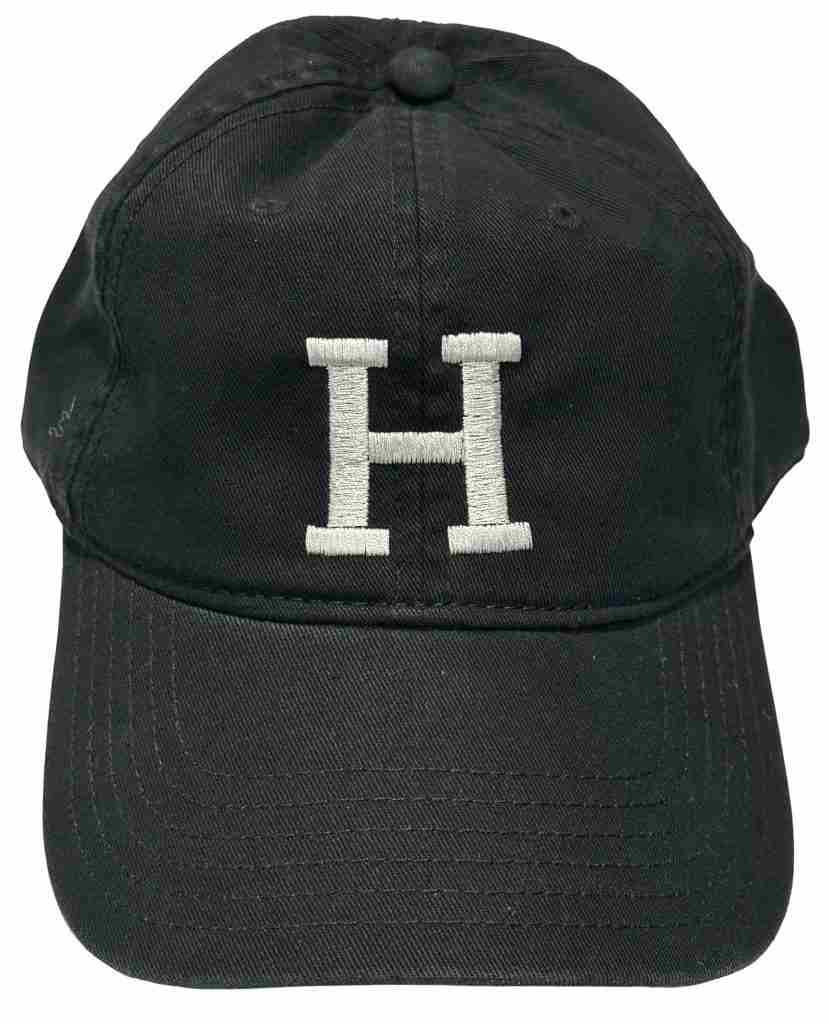 "Letter H" Hat 2320H - Embroidered Adjustable Monogram Cap - NanoHawk