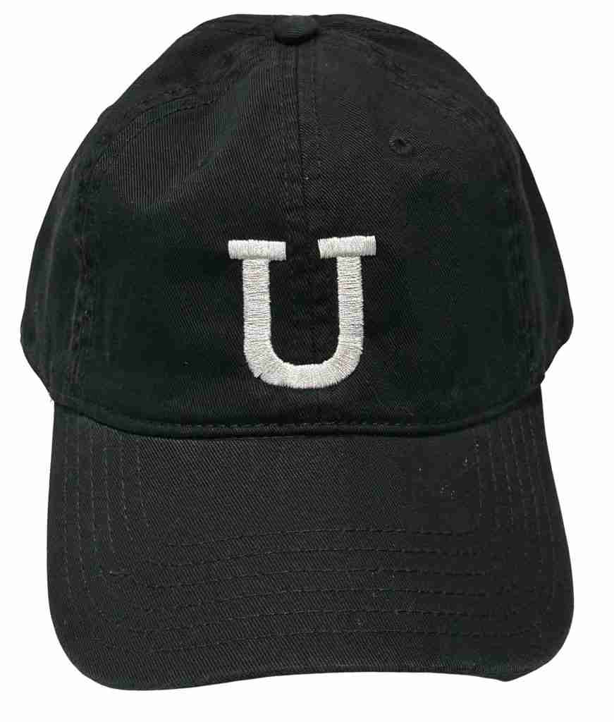 "Letter U" Hat 2320U - Embroidered Adjustable Monogram Cap - NanoHawk