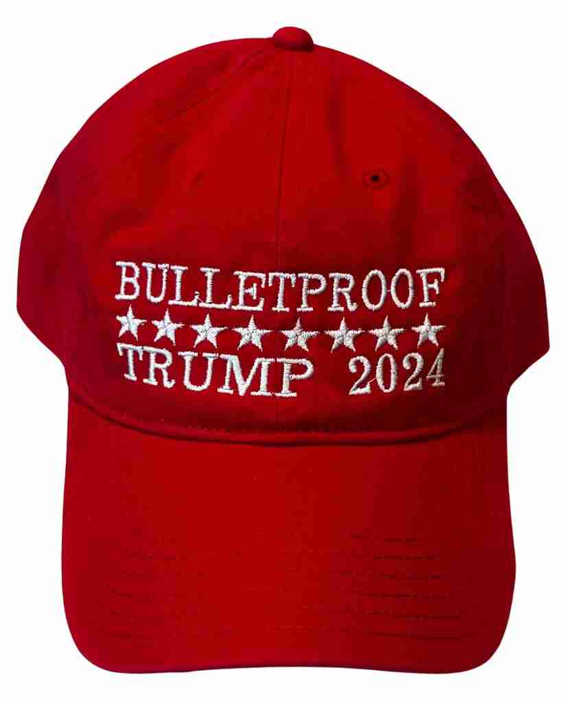 "Bulletproof Trump" Hat 2417 - Embroidered Adjustable Cap - NanoHawk